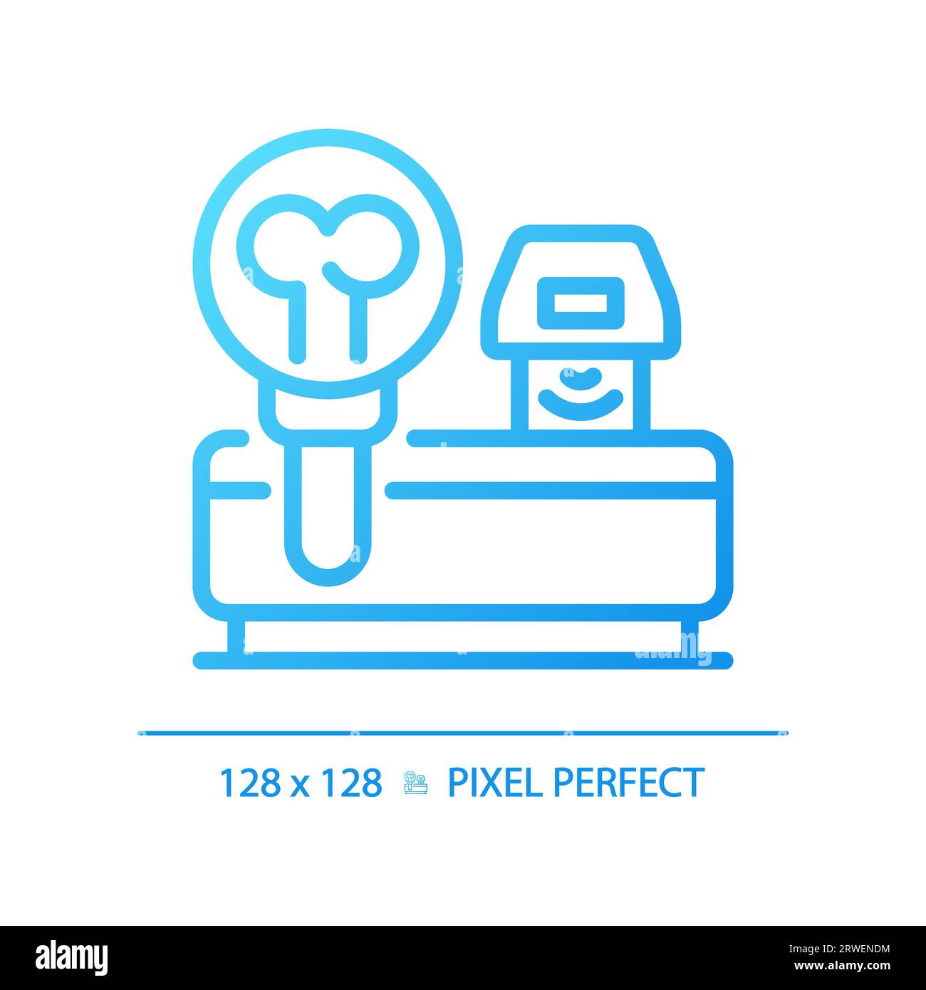 Bone densitometer pixel perfect gradient linear vector icon Stock Vector Image & Art - Alamy