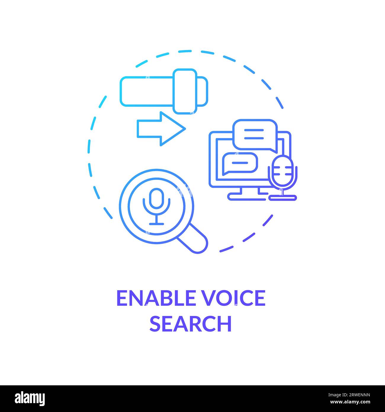 Enable voice hi-res stock photography and images - Alamy
