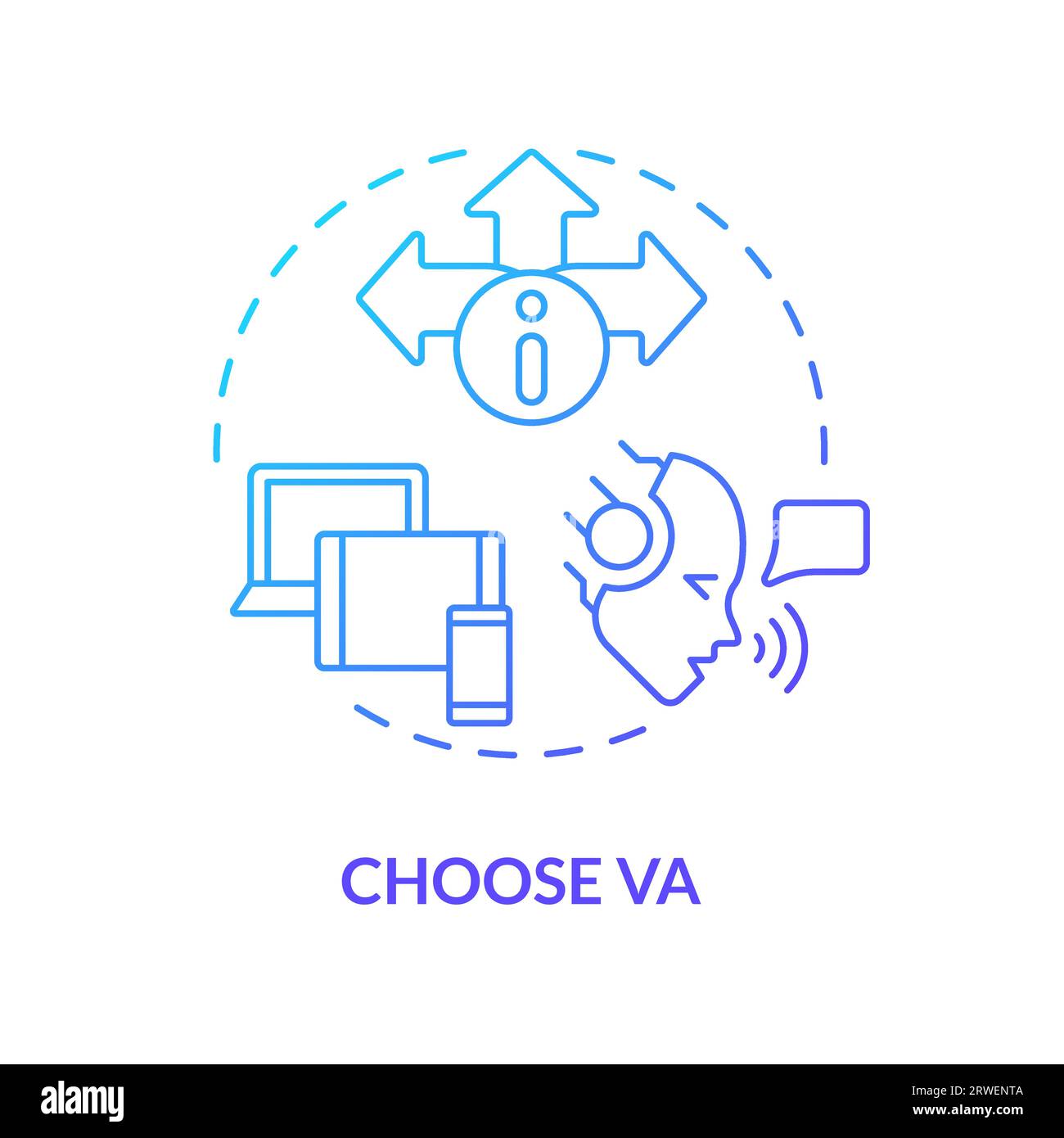 Choose assistant Stock Vector Images - Alamy