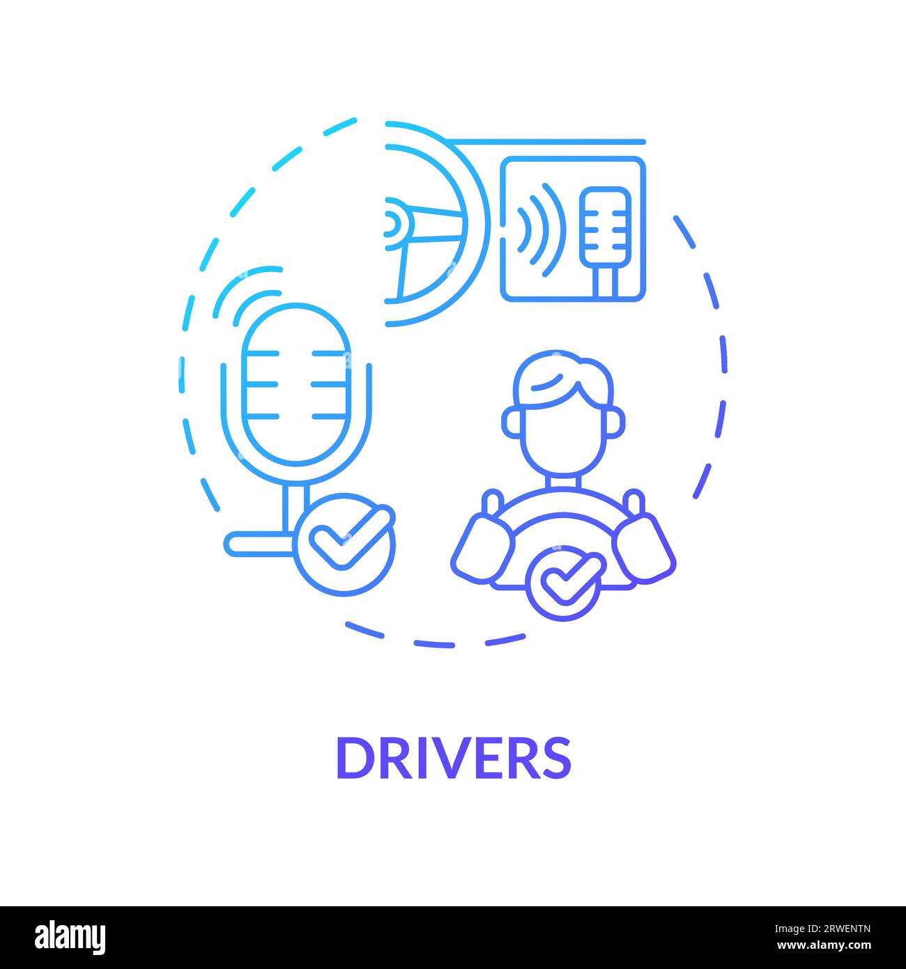 Drivers assistant Stock Vector Images - Alamy