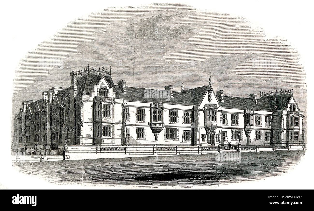 University, St Aidan's college, Birkenhead, 1850, England, Historical ...