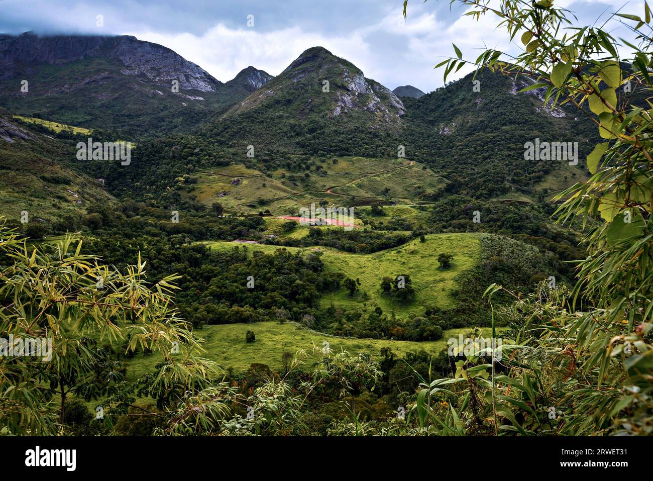 Green Landscape in the Mountain Region of Rio de Janeiro State - Brazil ...
