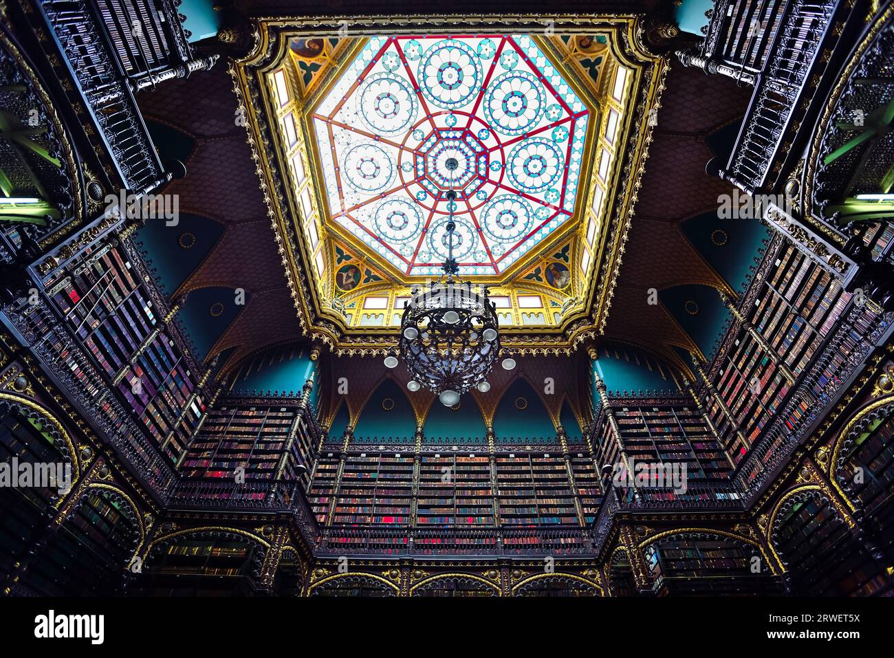 The Beautiful Interior of the Royal Portuguese Cabinet of Reading - Rio ...