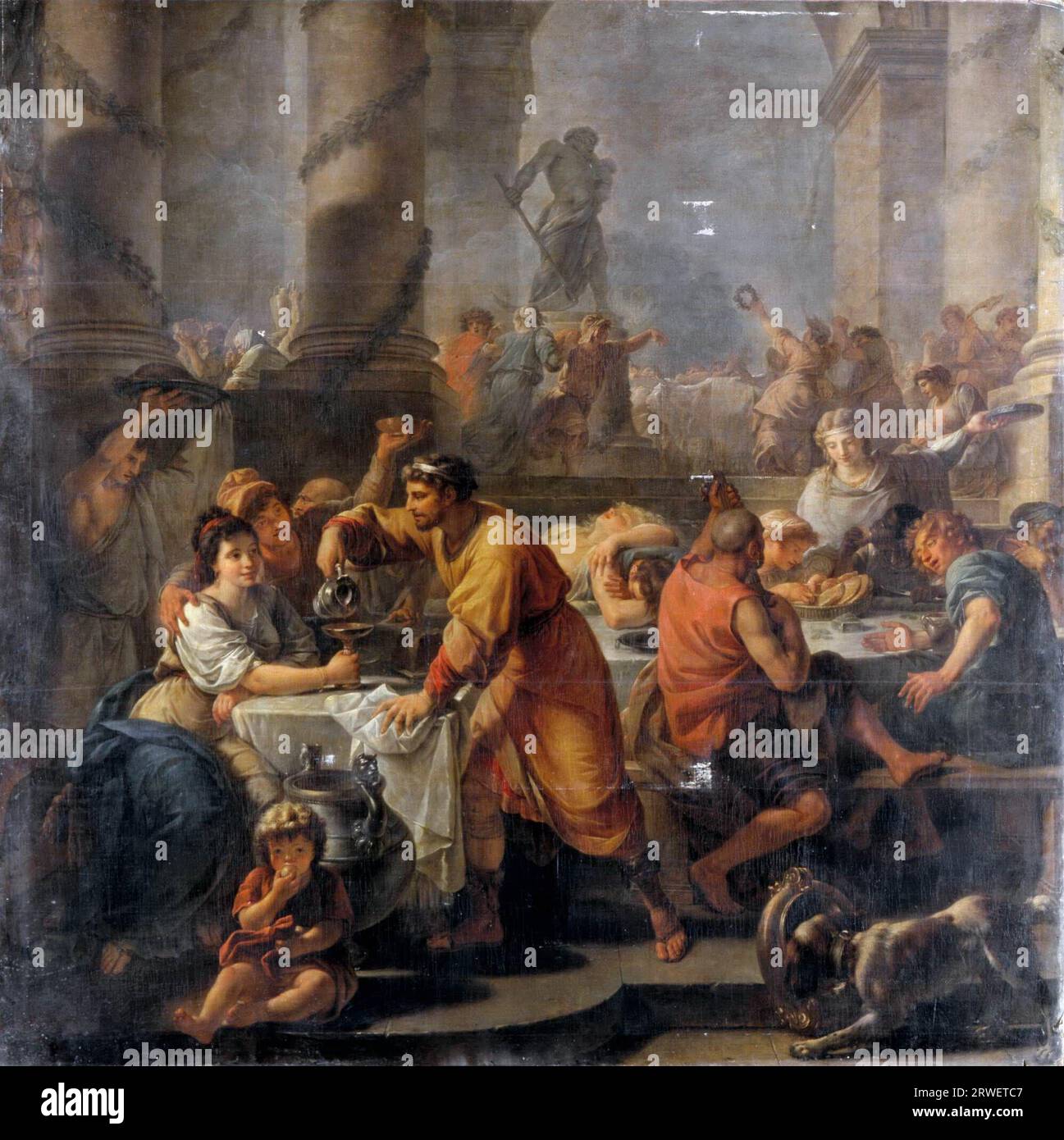 Saturnalia painting hi-res stock photography and images - Alamy