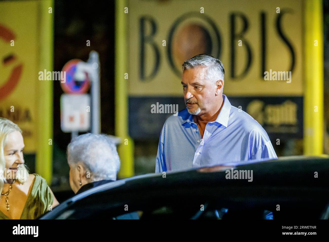 Split, Croatia. 18th Sep, 2023. Toni Kukoc with his mother Radojka and ...