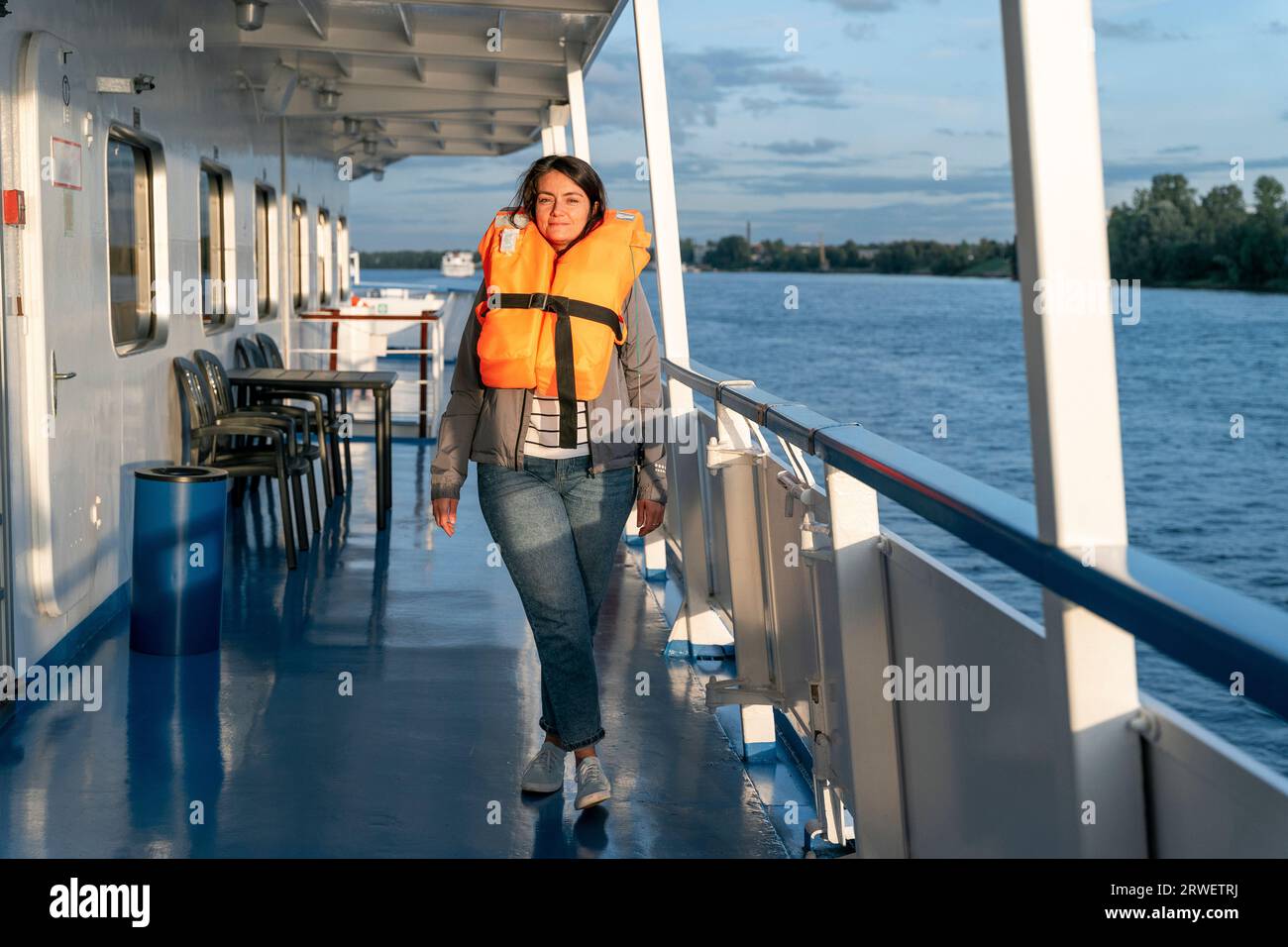 Life jacket and cruise ship hi-res stock photography and images - Alamy