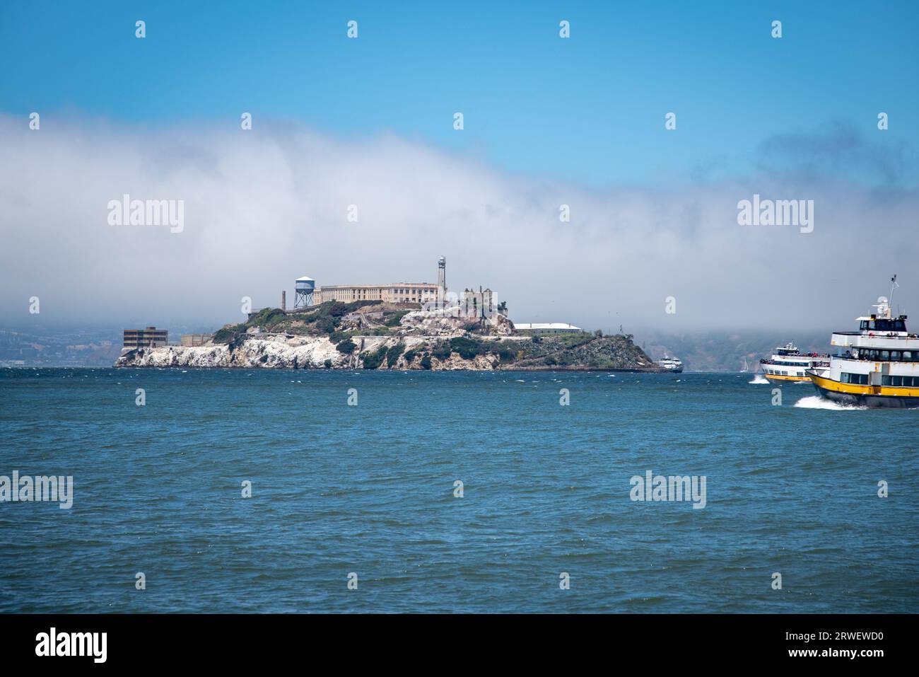 Famous Alcatraz Island in San Francisco bay, California Stock Photo - Alamy