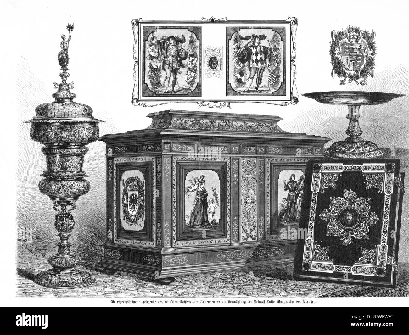 The Wedding Gifts of the German Emperor in Memory of the Wedding of ...