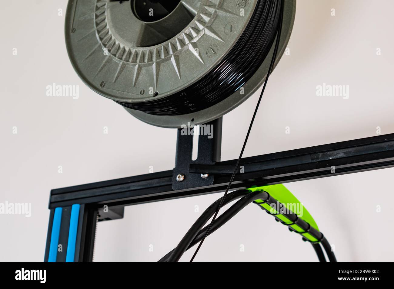 Spool of pla filament for printing 3d printer, material coils Stock ...