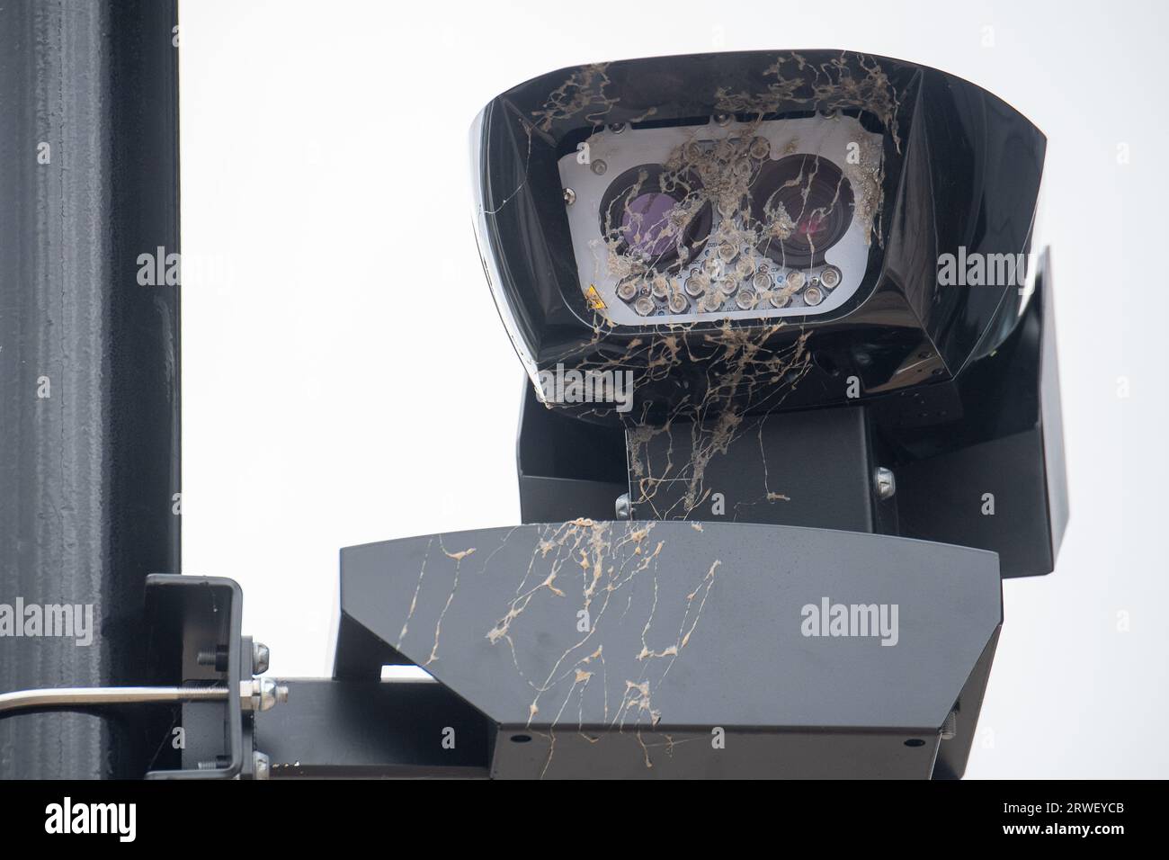 Hillingdon, UK. 18th September, 2023. Expanding foam sprayed across the ...
