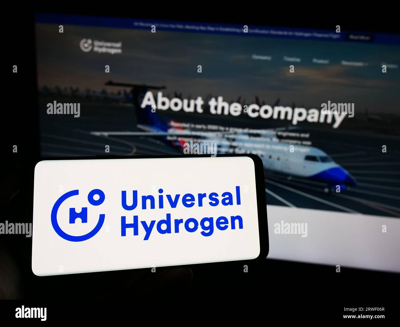 Universal hydrogen logo hi-res stock photography and images - Alamy