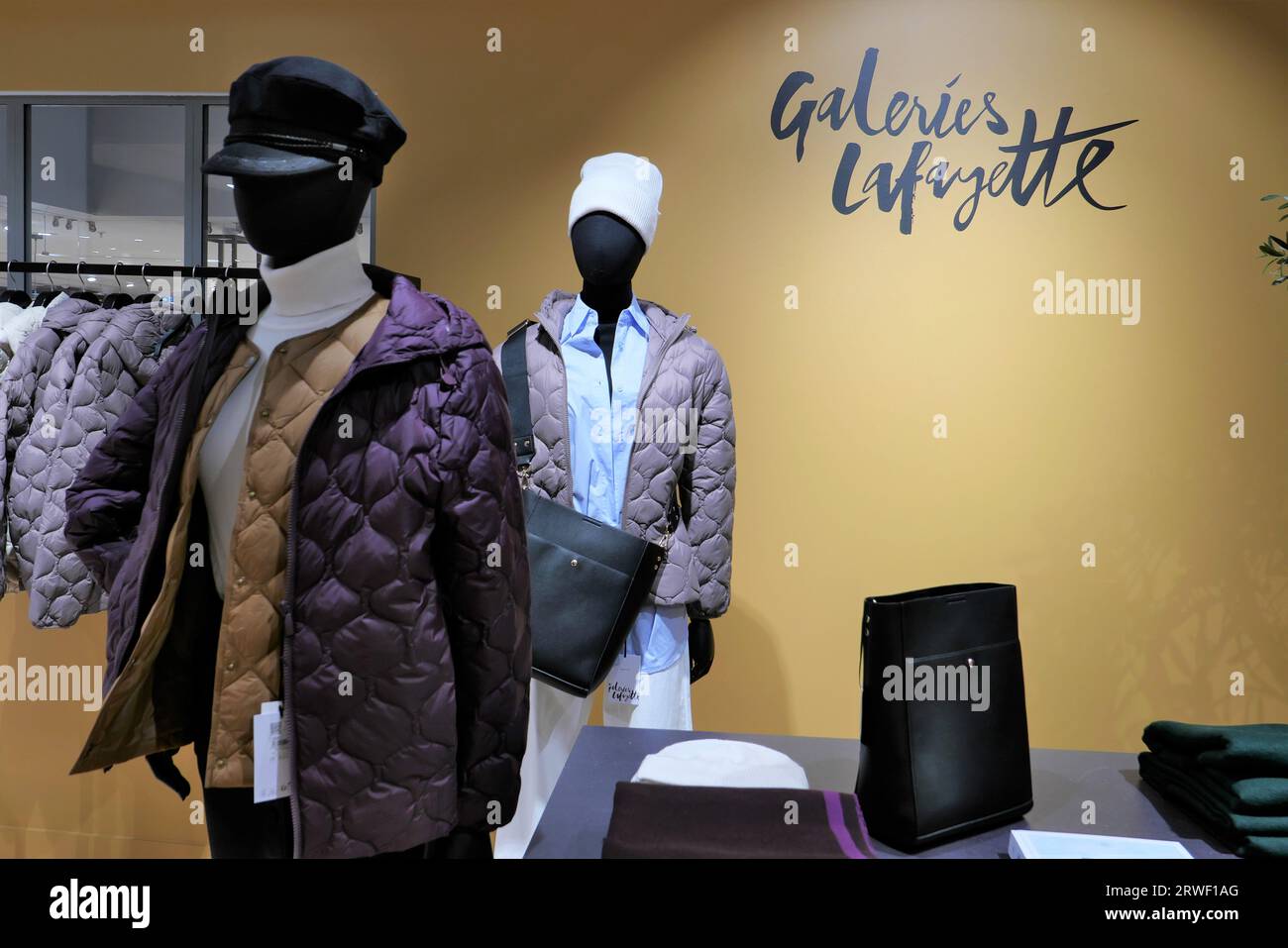 GALARIES LAFAYETTE CLOTHING ON DISPLAY INSIDE THE FASHION BOUTIQUE ...