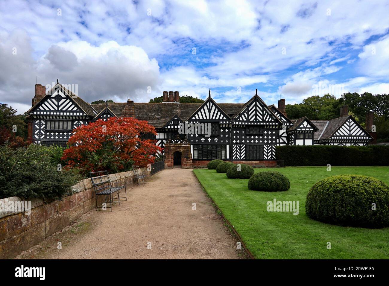 Speke Hall south aspect Stock Photo - Alamy