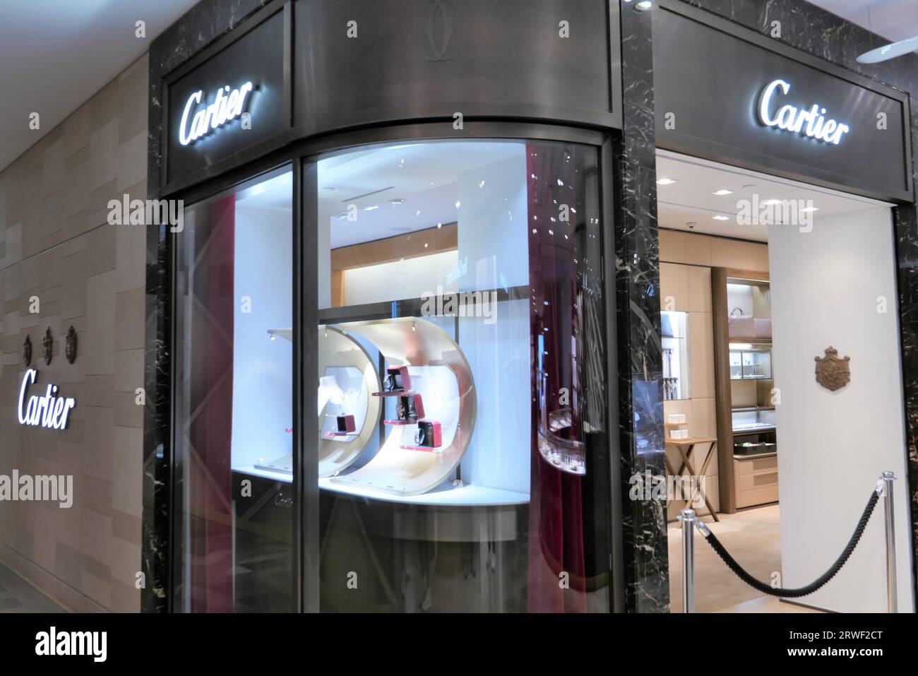 SIGN OF CARTIER FASHION BRAND Stock Photo - Alamy
