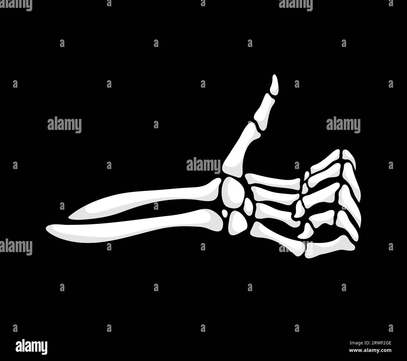 Ok sign hand xray Stock Vector Images - Alamy