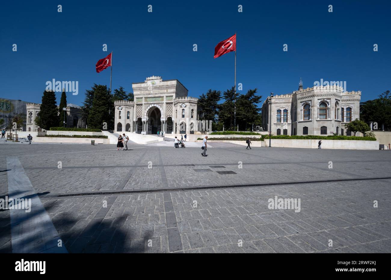 ISTANBUL, TURKEY - 13 SEPTEMBER 2023: The historical main entrance gate ...