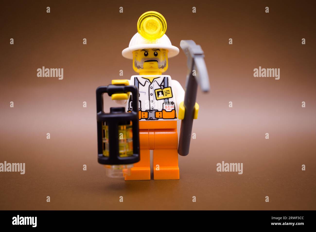 Miner in a mining camp Stock Photo - Alamy