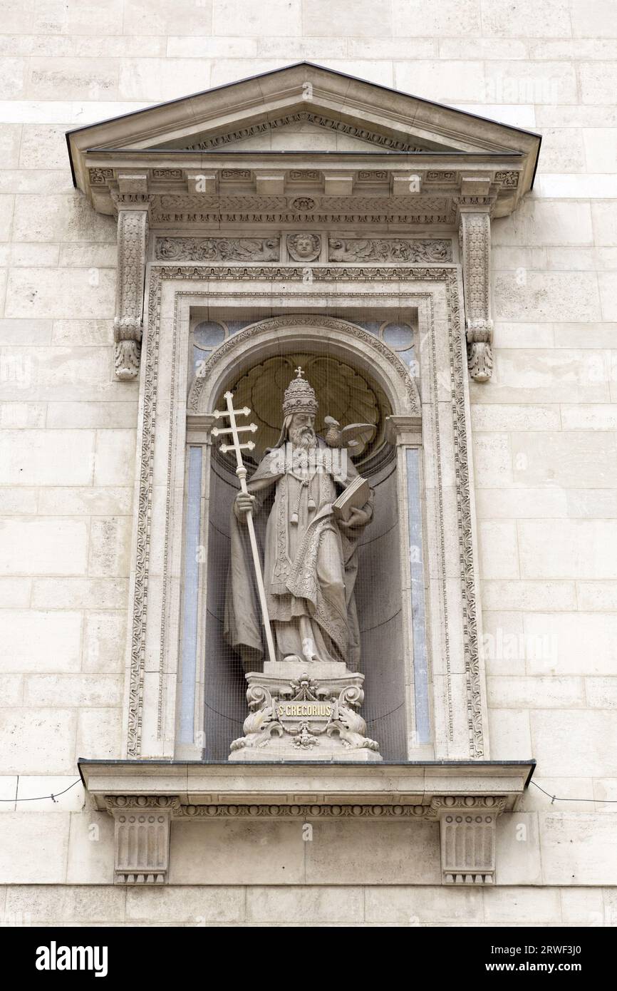 Sculpture of St Gregorius Stock Photo - Alamy