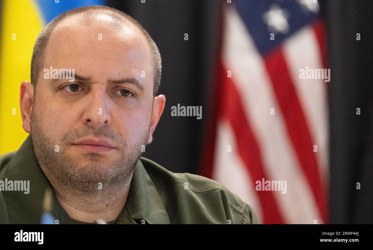 Ramstein Miesenbach, Germany. 19th Sep, 2023. Rustem Umjerov, Minister ...