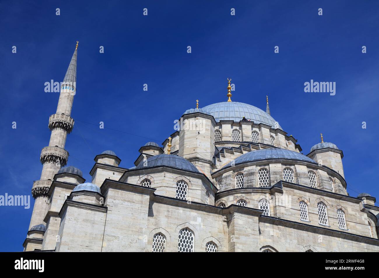 Yeni Cami Mosque in Istanbul, Turkey. Landmark also known as the New ...