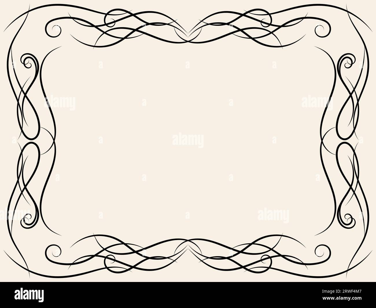 Swirl Text Box Border