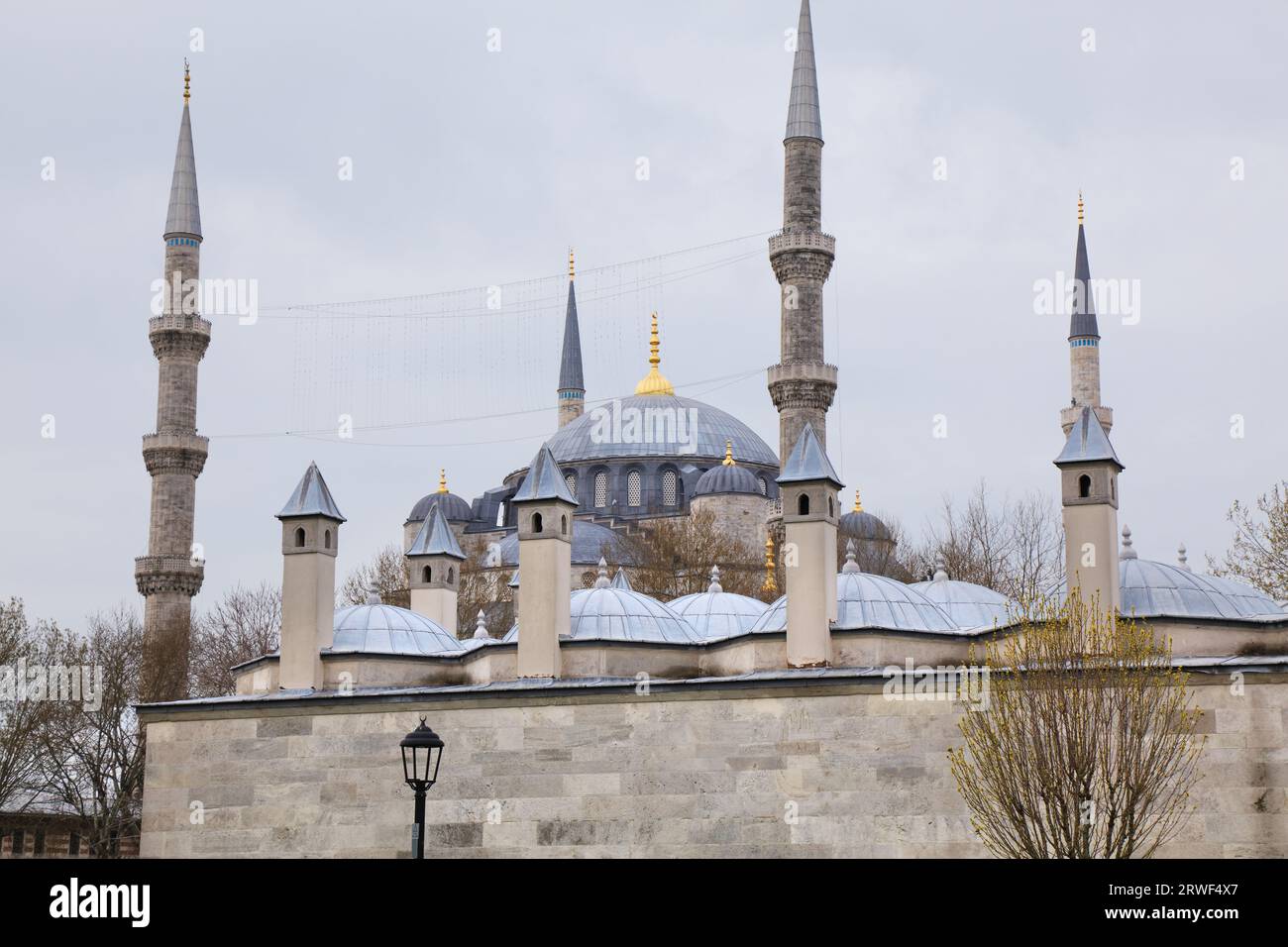 Blue Mosque in Istanbul, Turkey. UNESCO World Heritage Site in Fatih ...