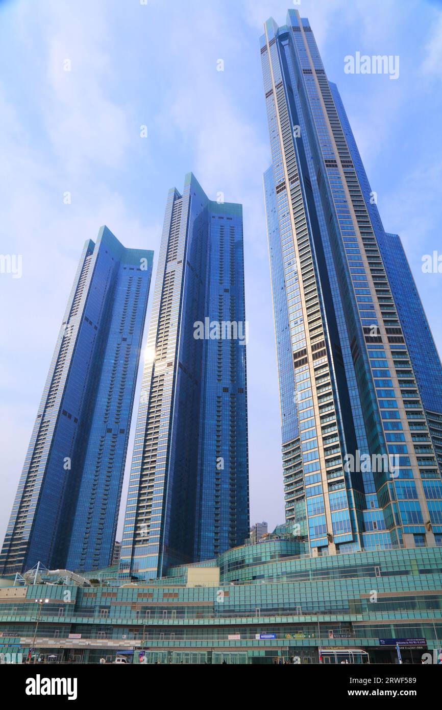 BUSAN, SOUTH KOREA - MARCH 29, 2023: Haeundae LCT The Sharp modern ...