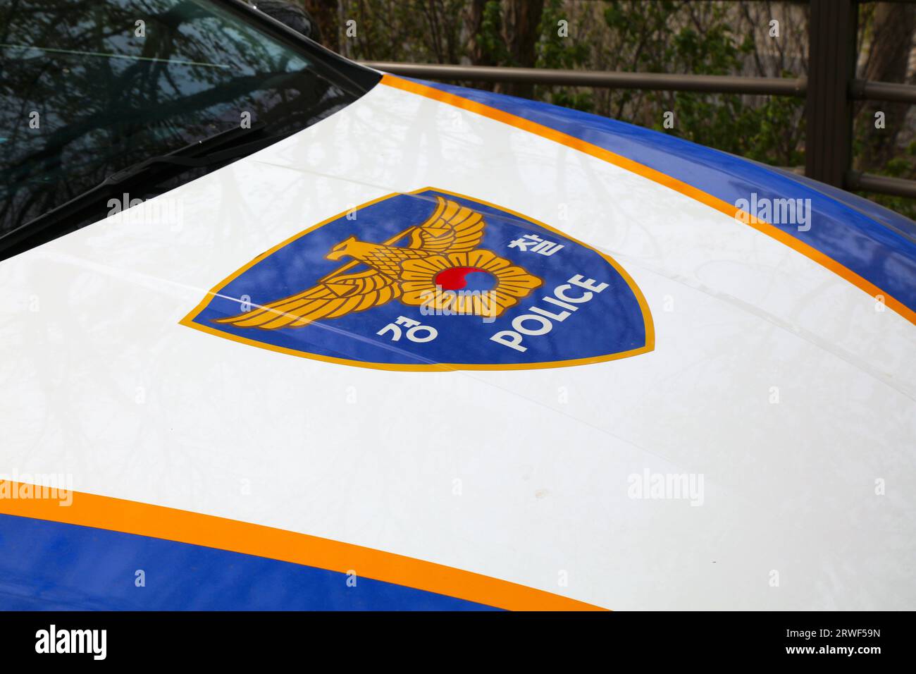 JEONJU, SOUTH KOREA - APRIL 4, 2023: Hyundai Sonata police car of South ...