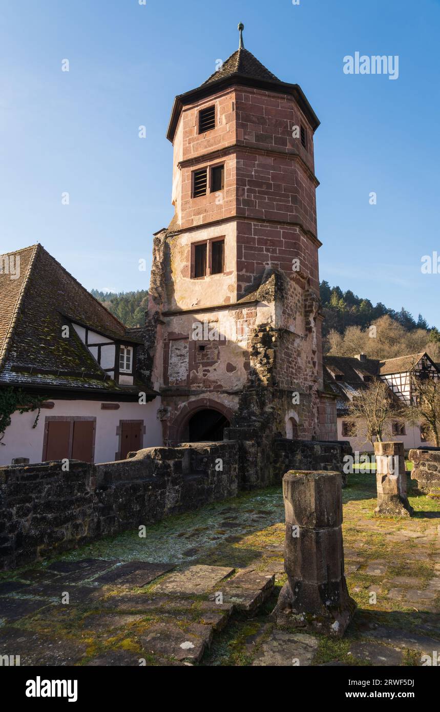 The Hirsau Abbey, formerly known as Hirschau Abbey in the Black Forest ...