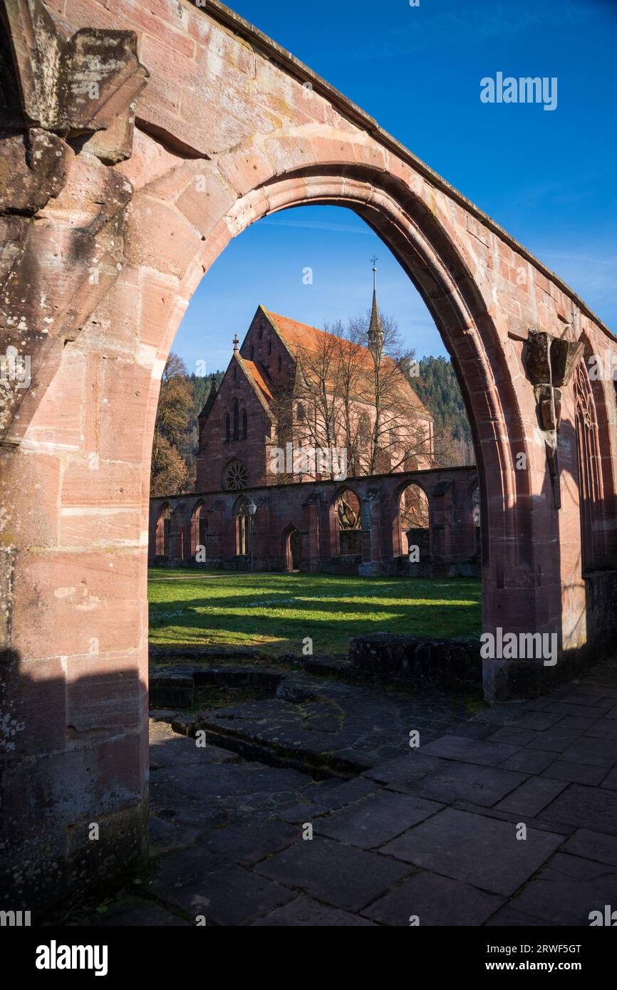 The Hirsau Abbey, formerly known as Hirschau Abbey in the Black Forest ...