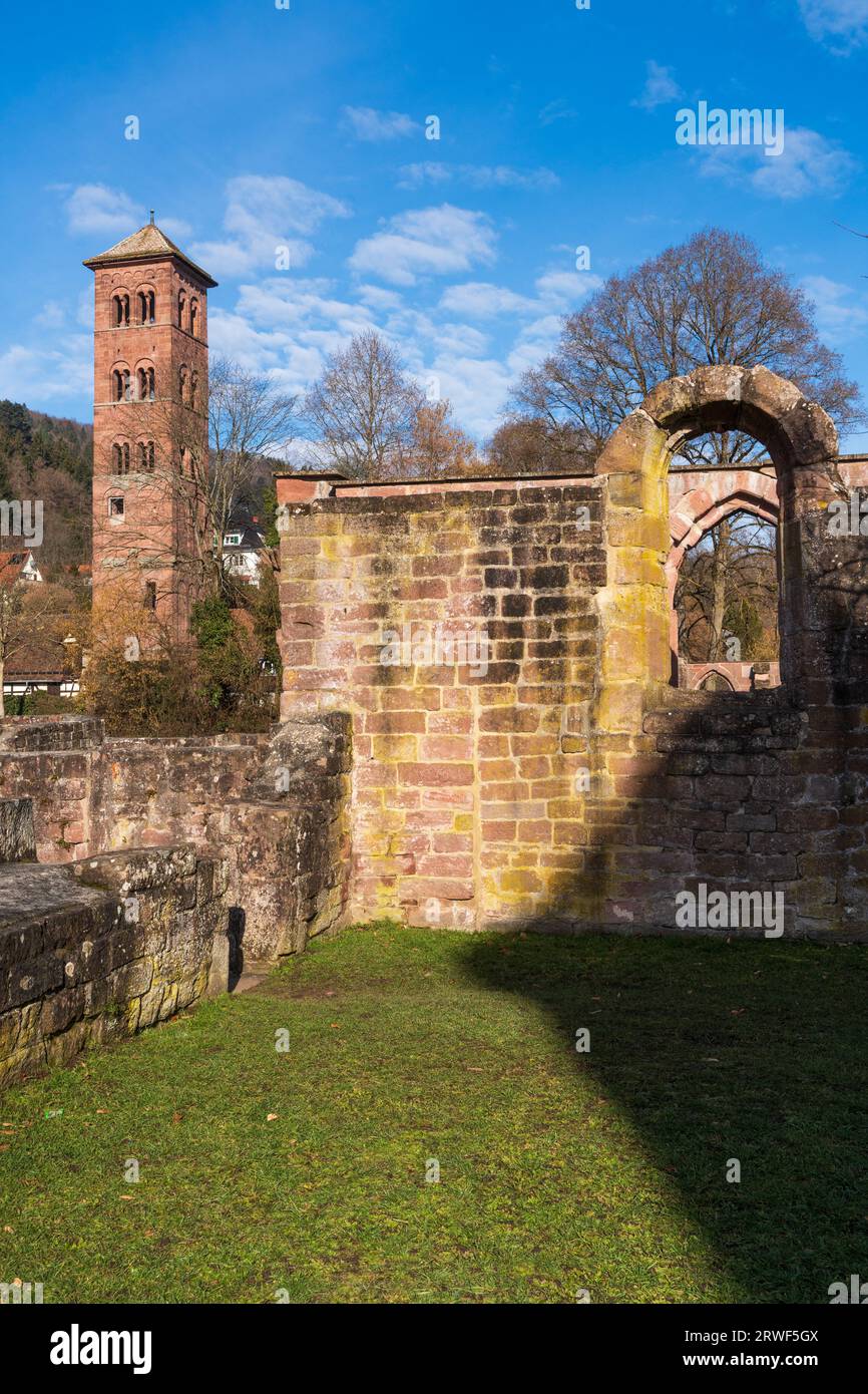 The Hirsau Abbey, formerly known as Hirschau Abbey in the Black Forest ...