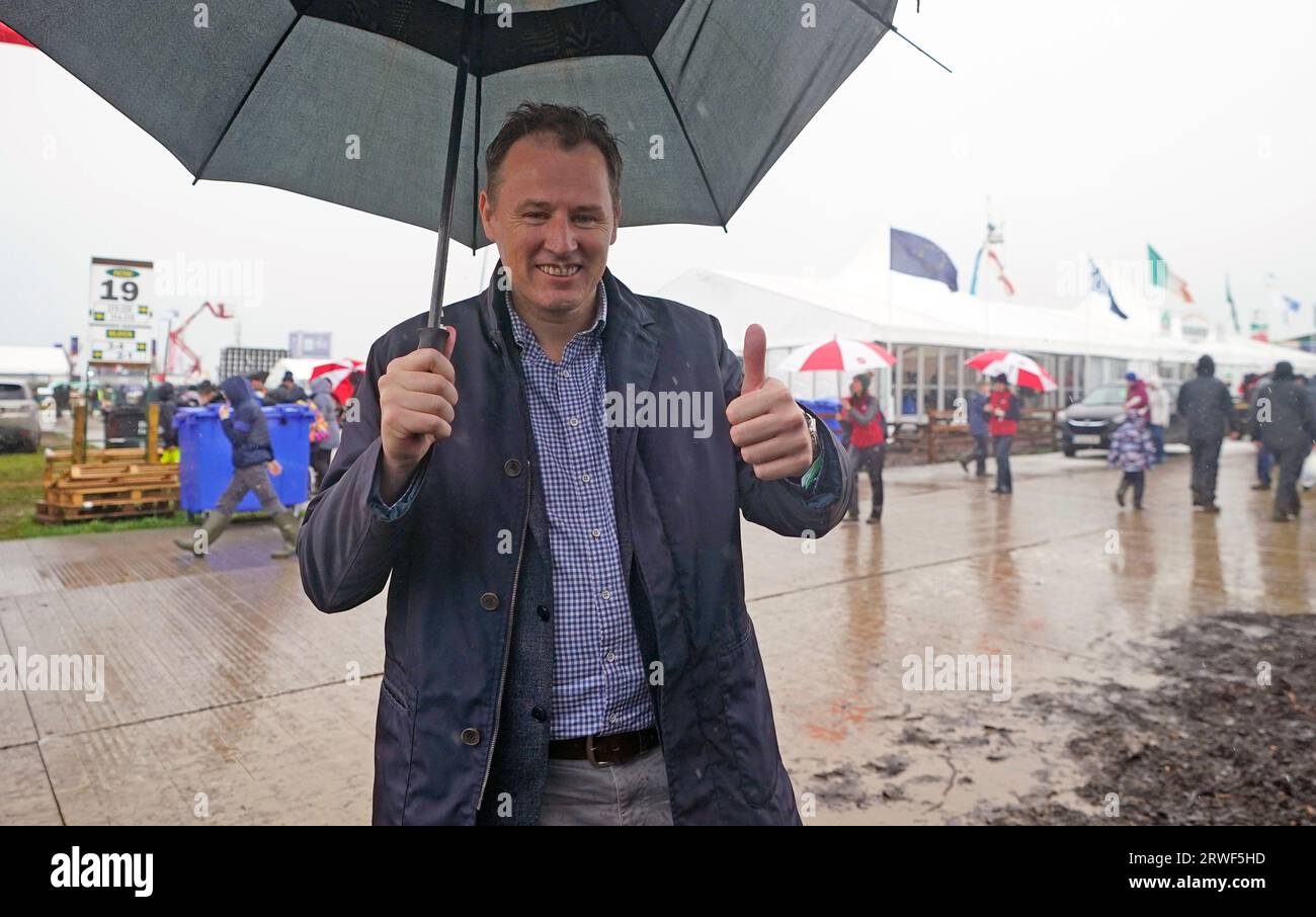 Agriculture Minister Charlie McConalogue during the National Ploughing ...