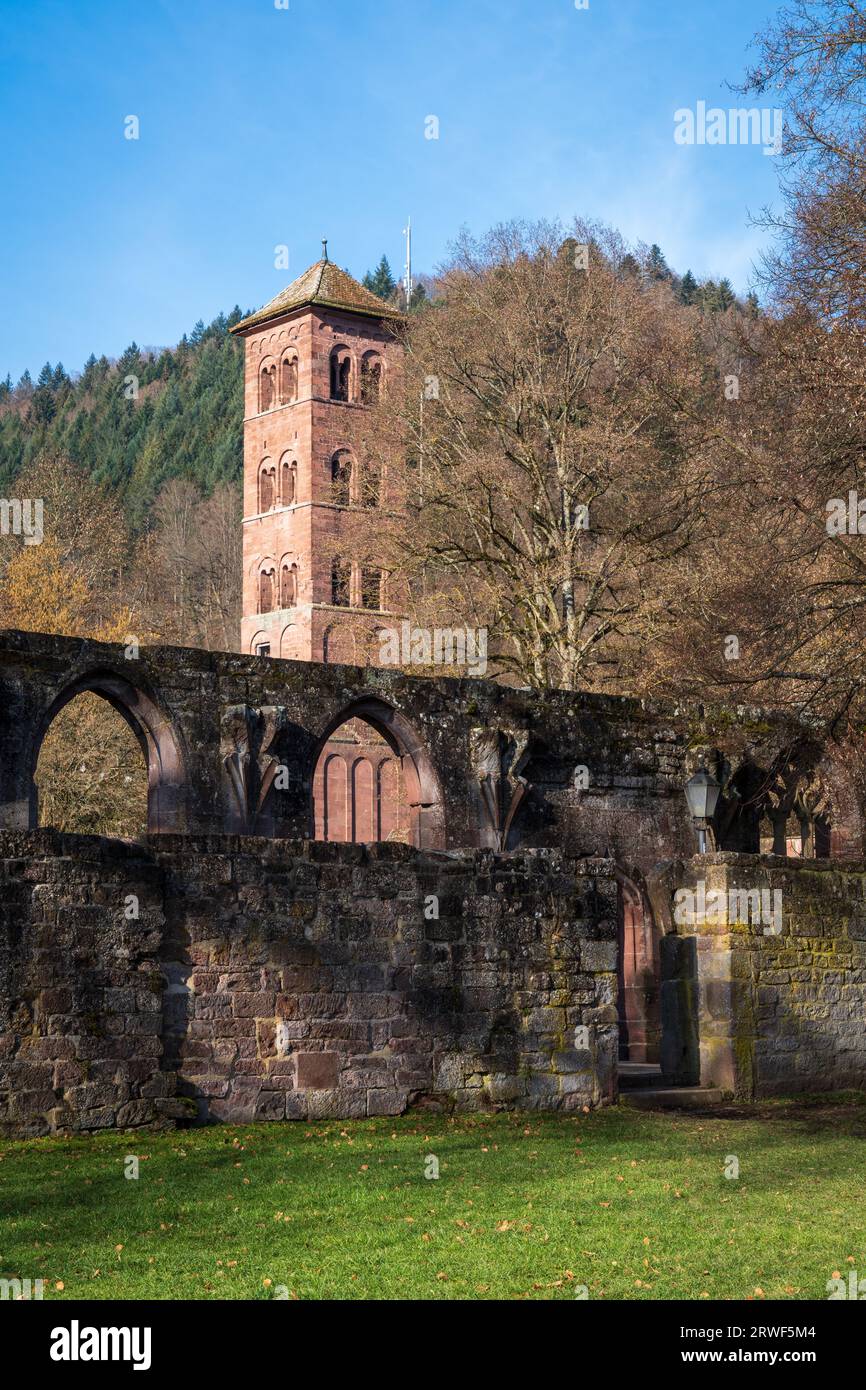 The Hirsau Abbey, formerly known as Hirschau Abbey in the Black Forest ...