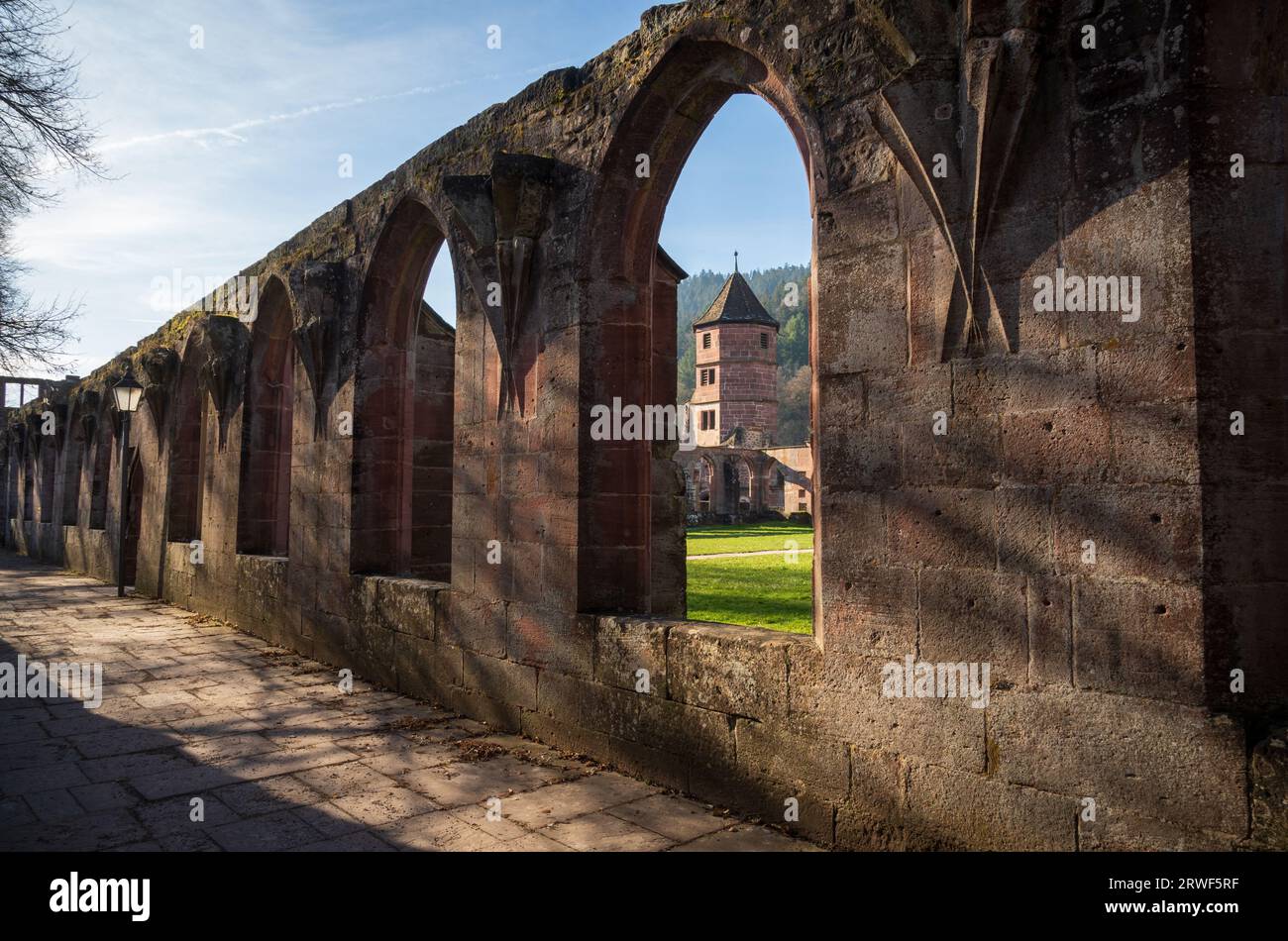 The Hirsau Abbey, formerly known as Hirschau Abbey in the Black Forest ...