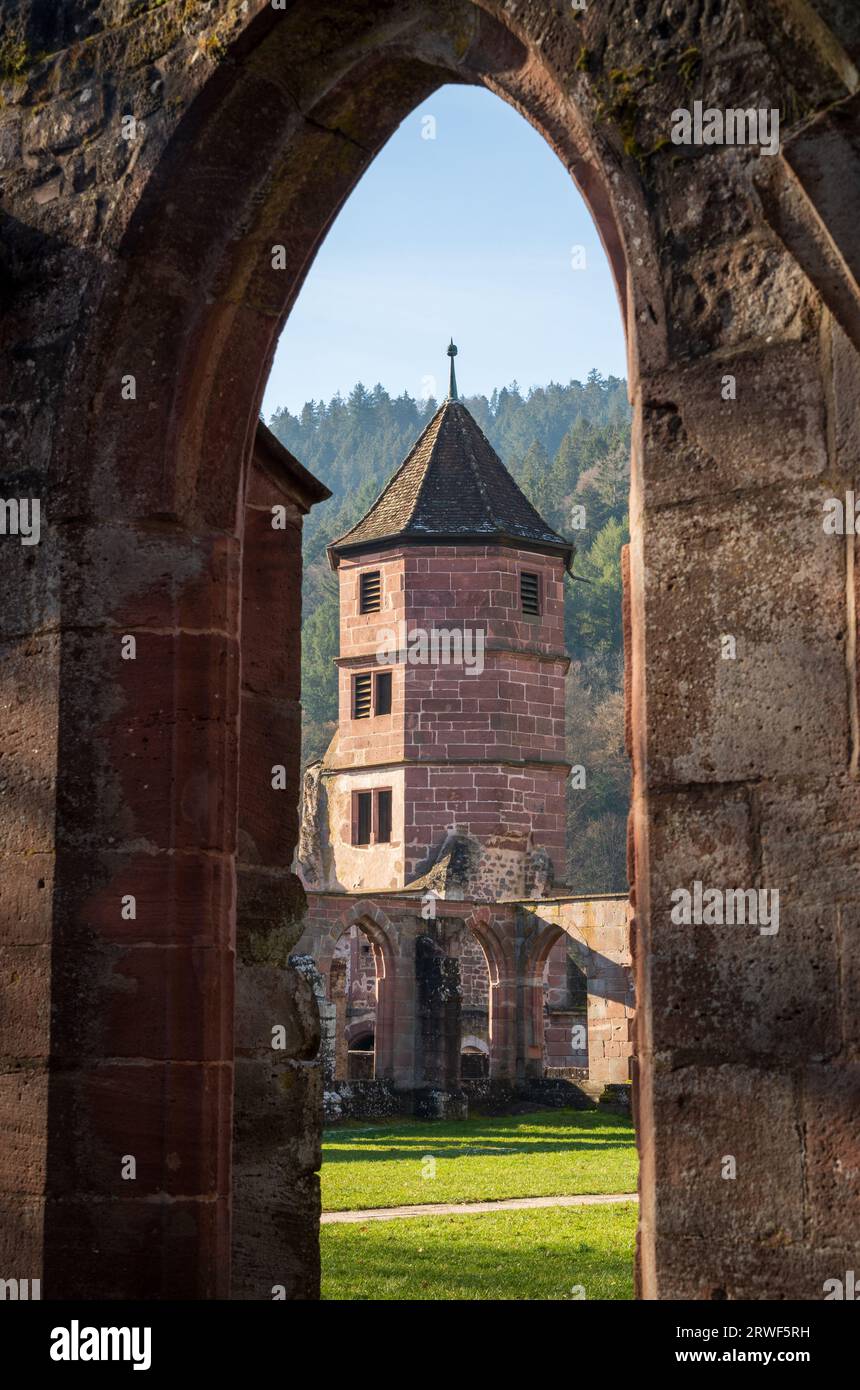 The Hirsau Abbey, formerly known as Hirschau Abbey in the Black Forest ...