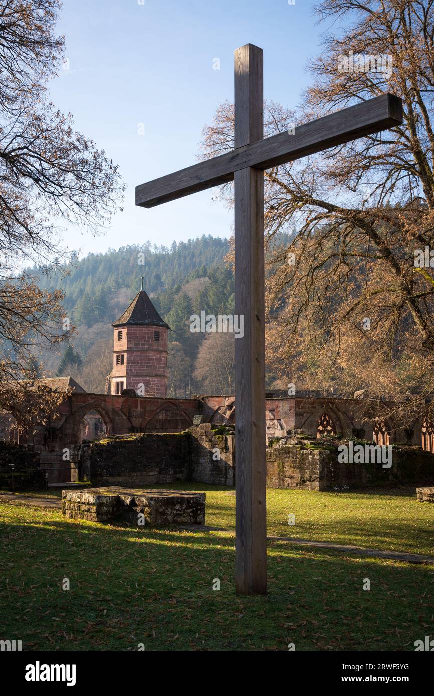 The Hirsau Abbey, formerly known as Hirschau Abbey in the Black Forest ...