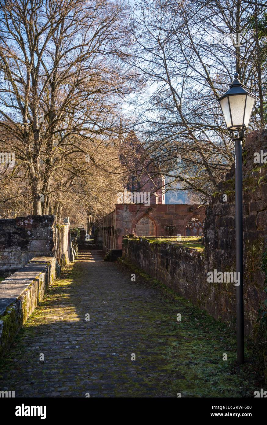 The Hirsau Abbey, formerly known as Hirschau Abbey in the Black Forest ...
