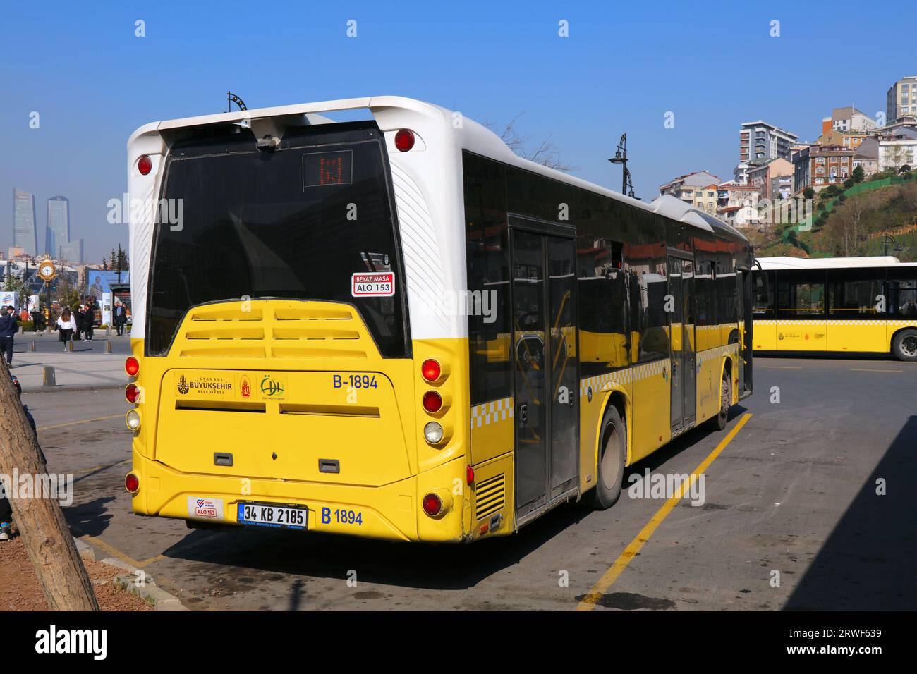 ISTANBUL, TURKEY - MARCH 25, 2023: Public transportation city bus in ...