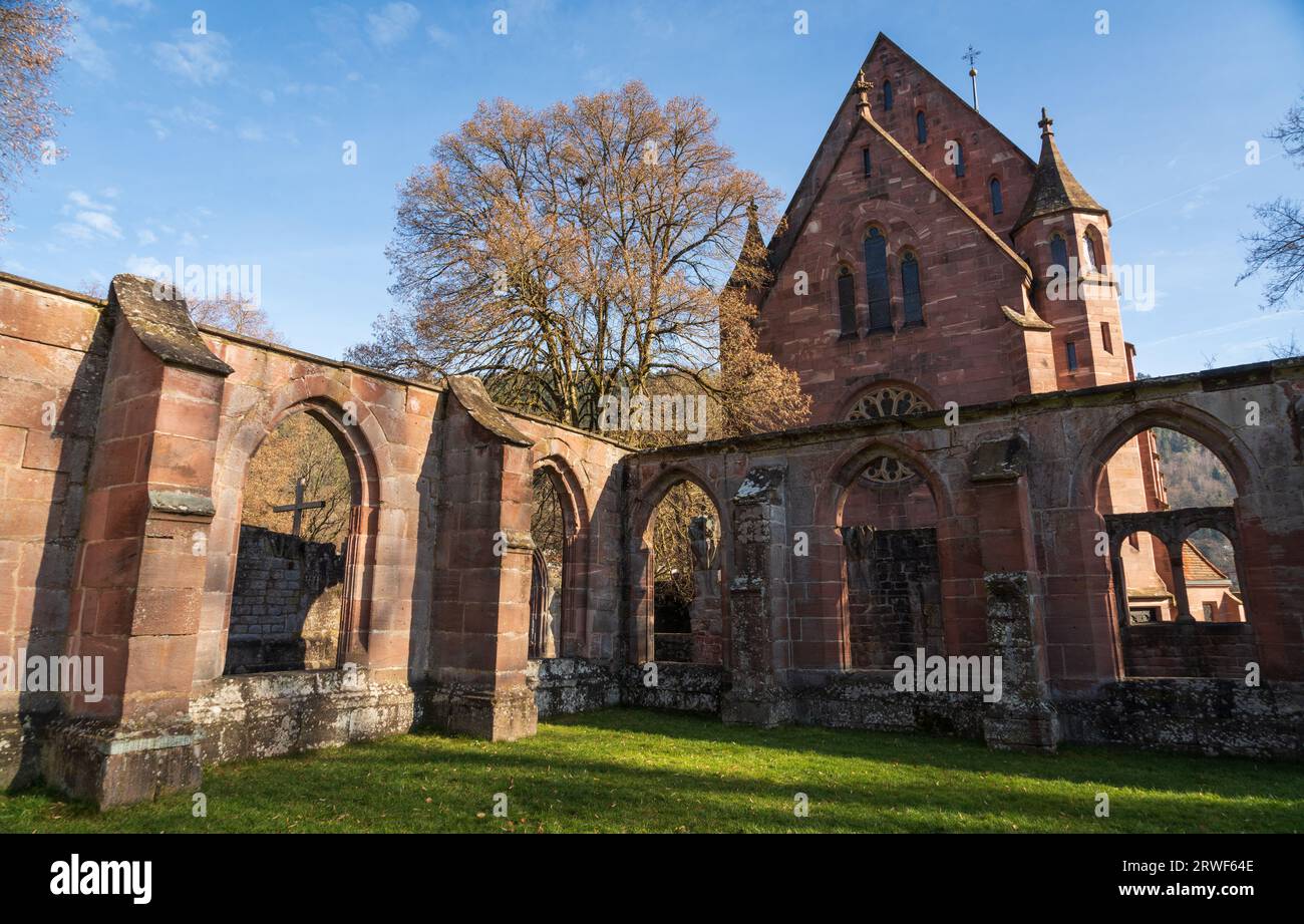 The Hirsau Abbey, formerly known as Hirschau Abbey in the Black Forest ...