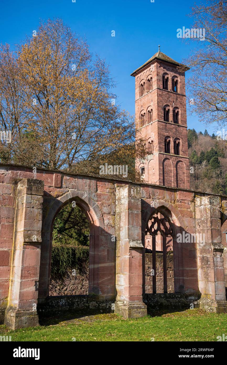 The Hirsau Abbey, formerly known as Hirschau Abbey in the Black Forest ...