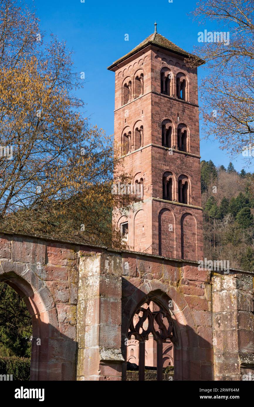 The Hirsau Abbey, formerly known as Hirschau Abbey in the Black Forest ...