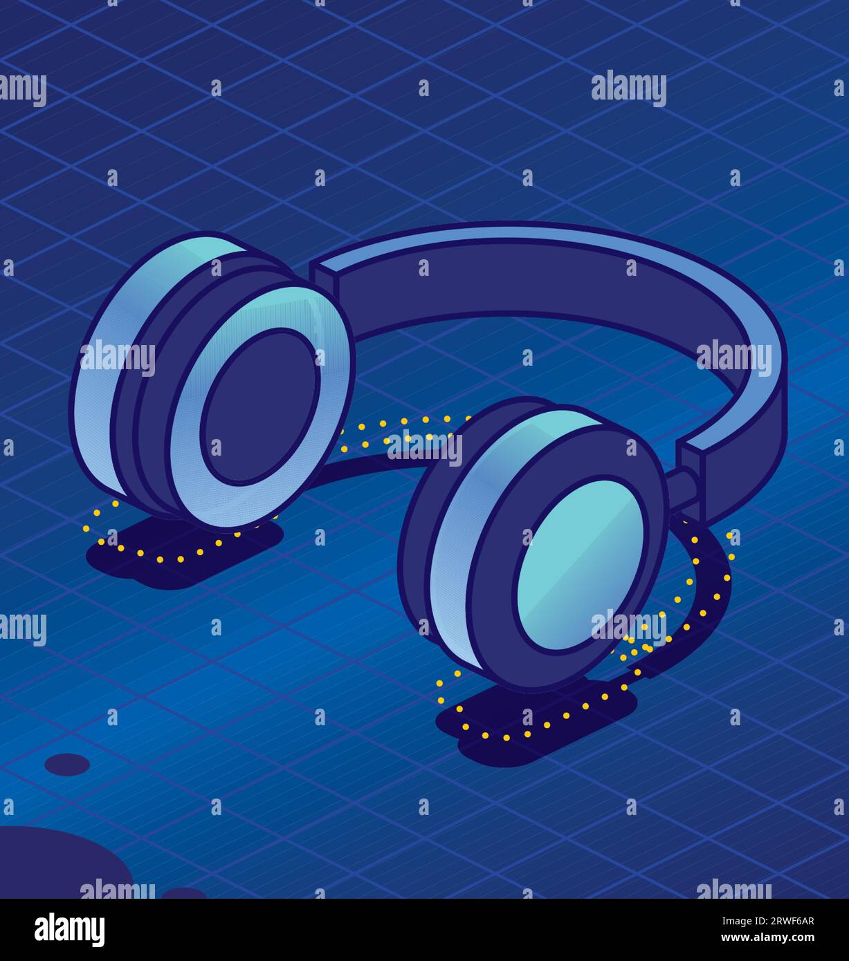 Headphone vectors hi-res stock photography and images - Alamy