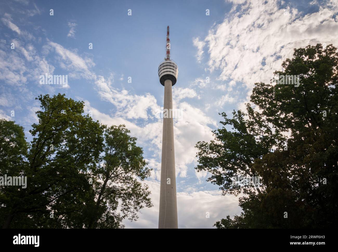 The Stuttgart TV Tower (SWR Fernsehturm Stuttgart), Germany Stock Photo ...