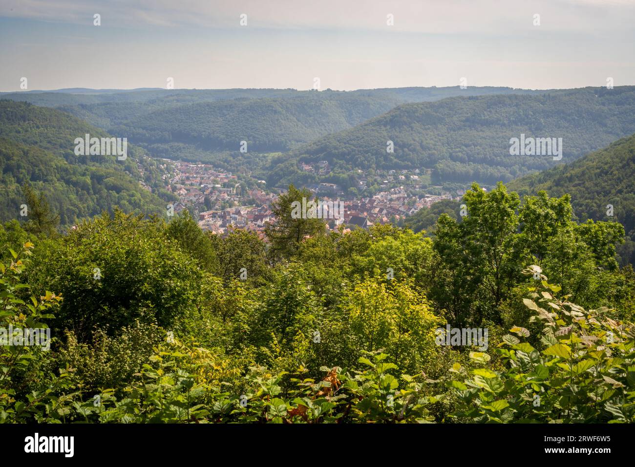 The Burgruine Hohenurach, Stronghold Atop a Hill in Bad Urach, Germany ...