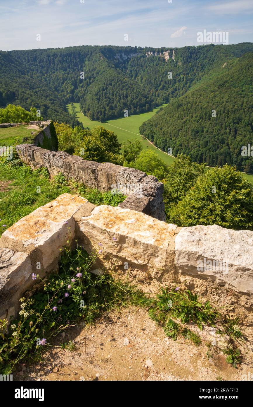 The Burgruine Hohenurach, Stronghold Atop a Hill in Bad Urach, Germany ...
