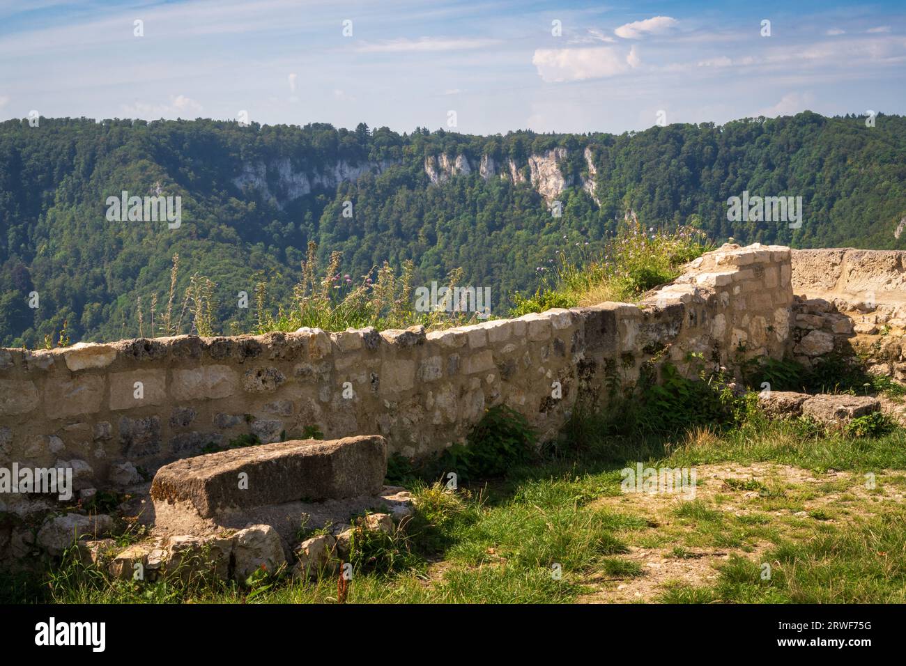 The Burgruine Hohenurach, Stronghold Atop a Hill in Bad Urach, Germany ...