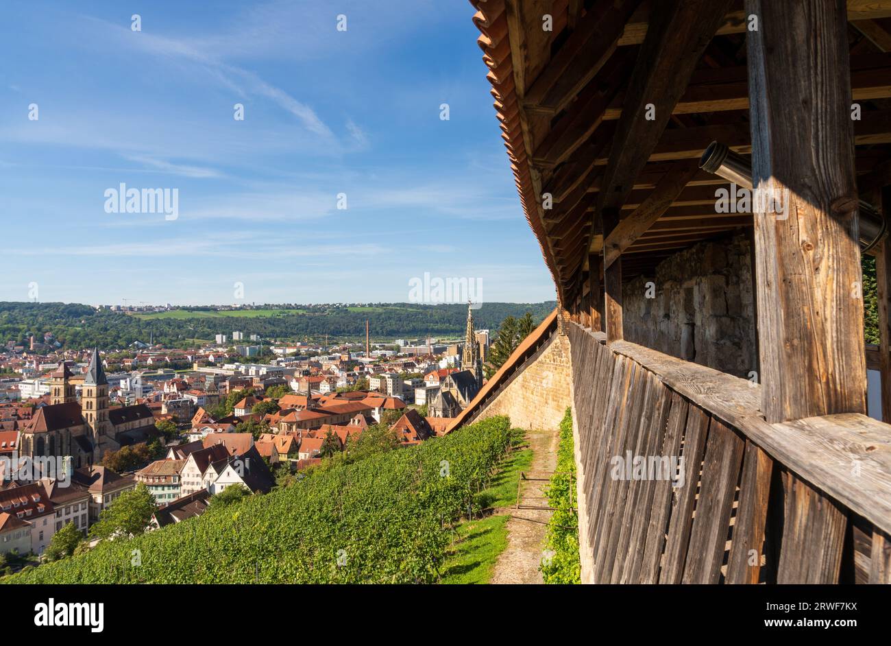 The Esslingen am Neckar Castle (Esslinger Burg) in Stuttgart, Germany ...