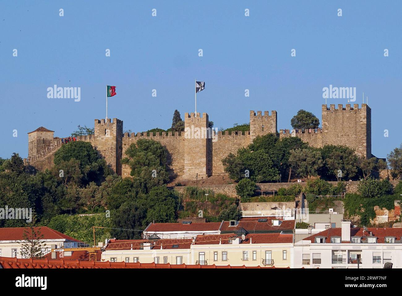 Portugal, Lisbon, Wonderful views of the Medieval Castle of San Jorge ...