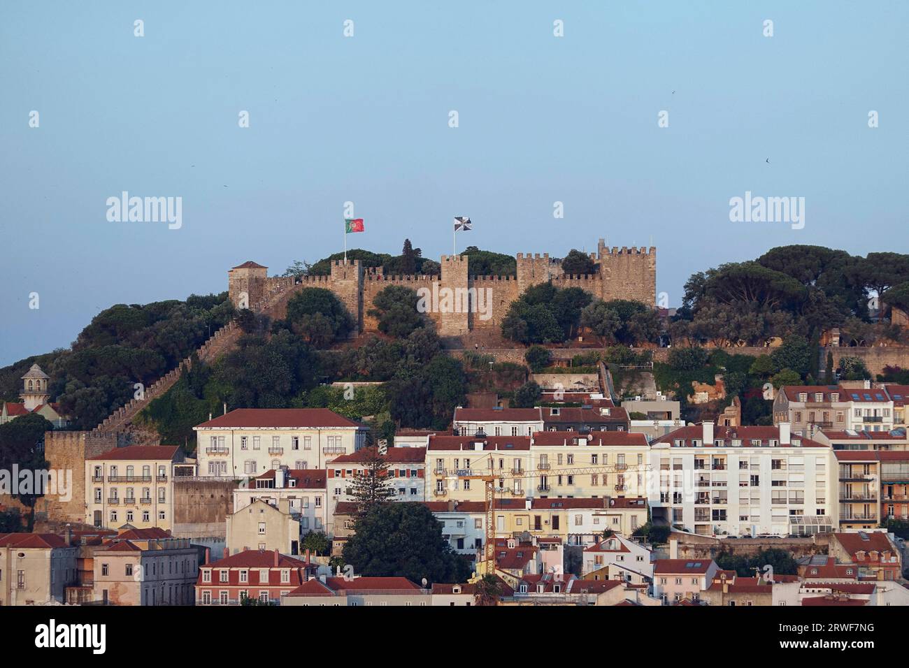 Portugal, Lisbon, Wonderful views of the Medieval Castle of San Jorge ...