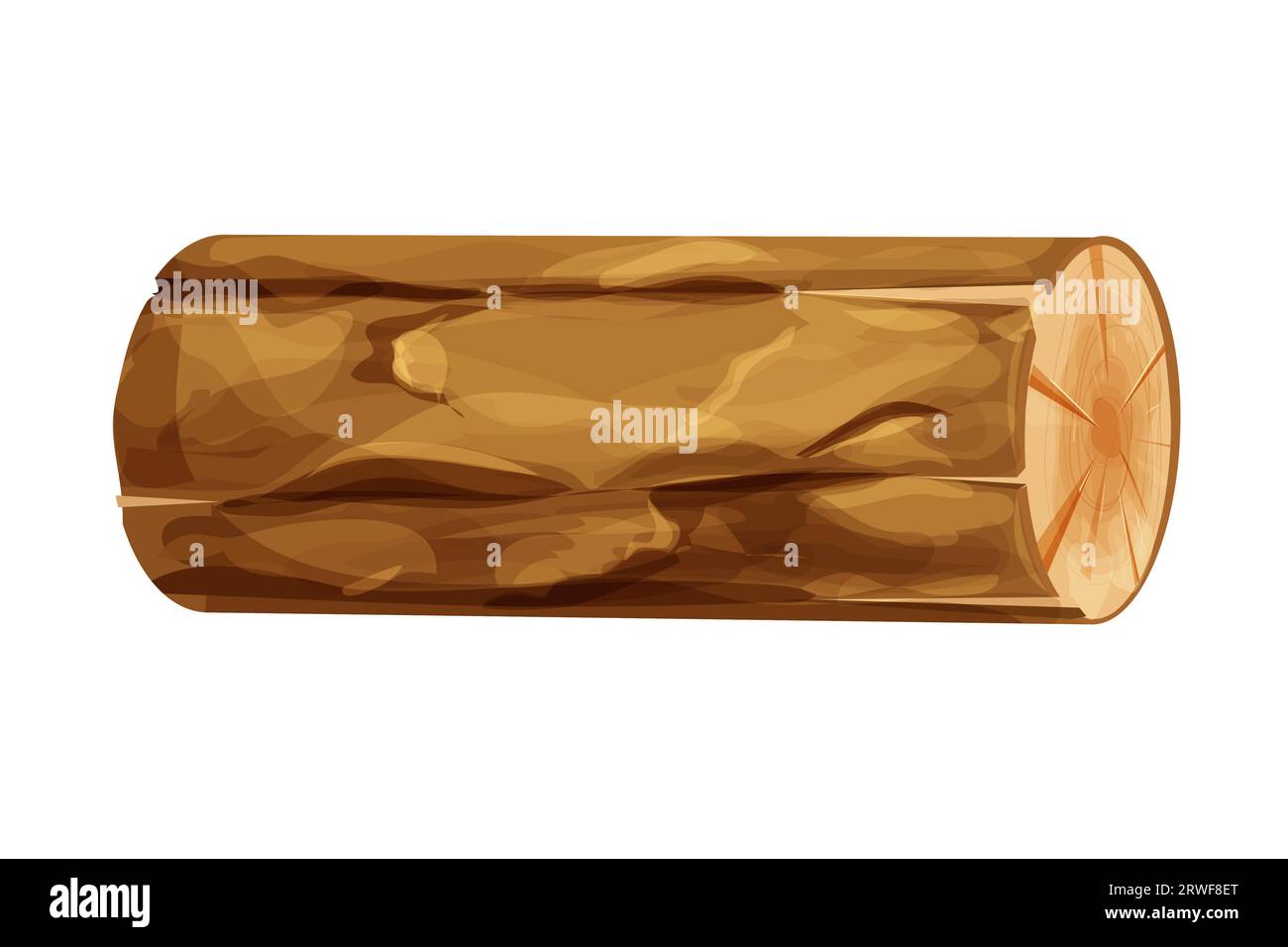 Old sawn tree texture Stock Vector Images - Alamy